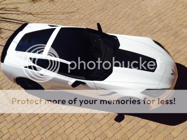 C7 I did a hood stripe and wrapped the roof today! - CorvetteForum ...