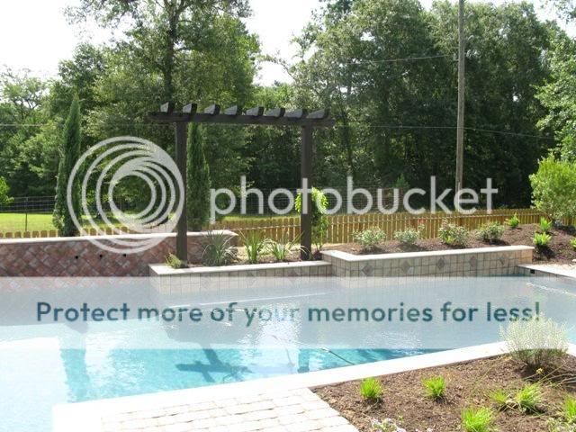 More complete pictures of our Tuscan style pool