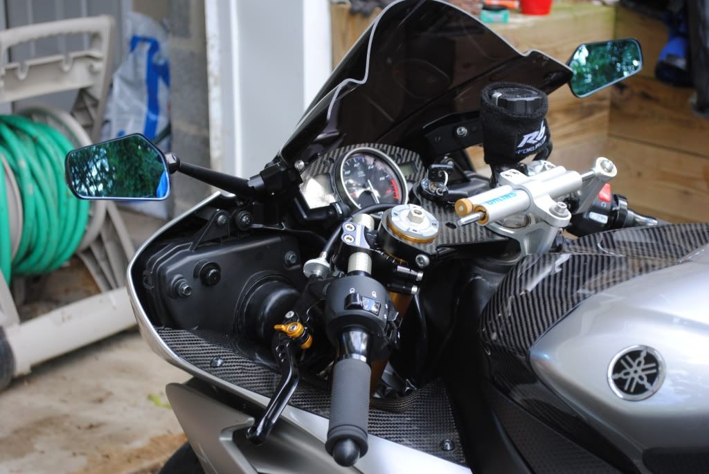 what you do you call those stickers that go on your handlebar | Yamaha ...