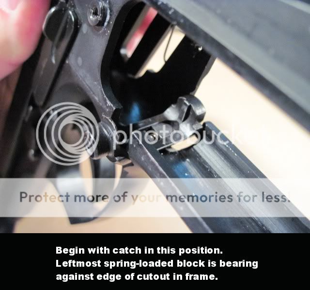 Tips On Reinstalling A Beretta Mag Catch | 1911Forum