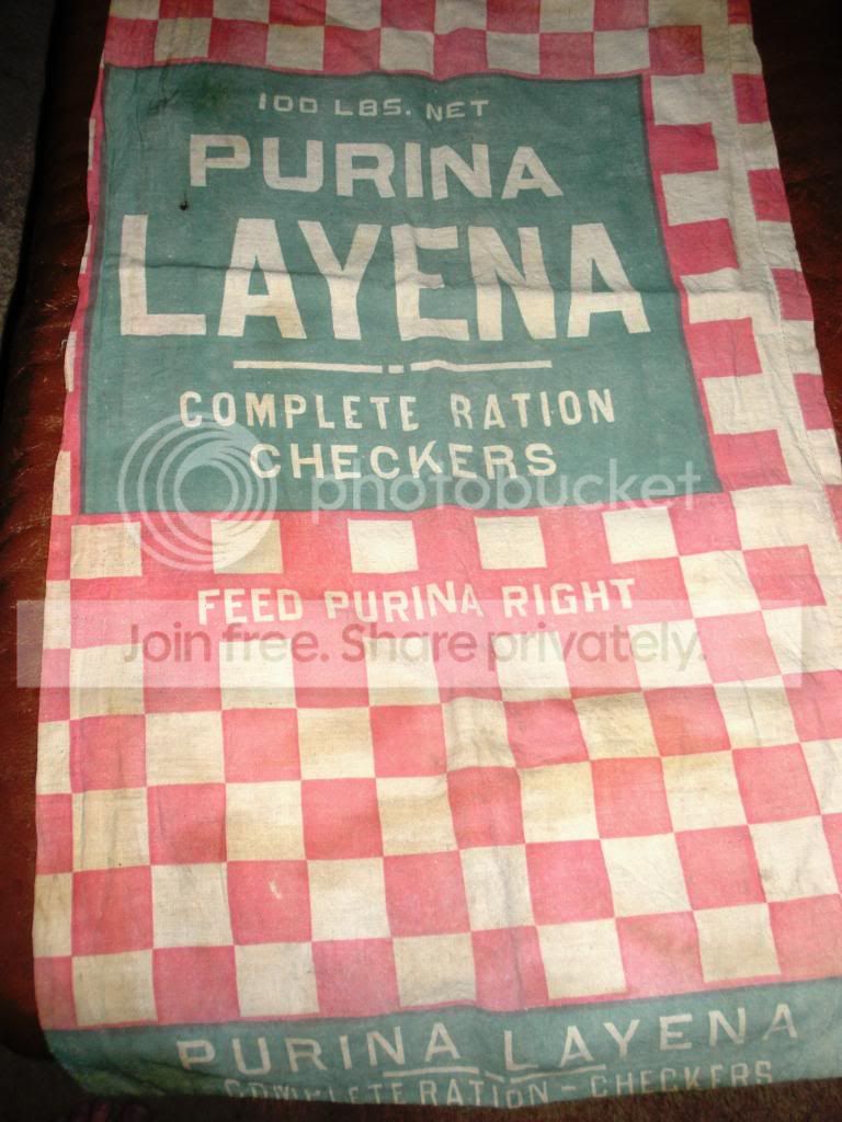 3 Vintage Cloth Feed Sacks - Layena, Black Bros. and Wayne | BackYard ...