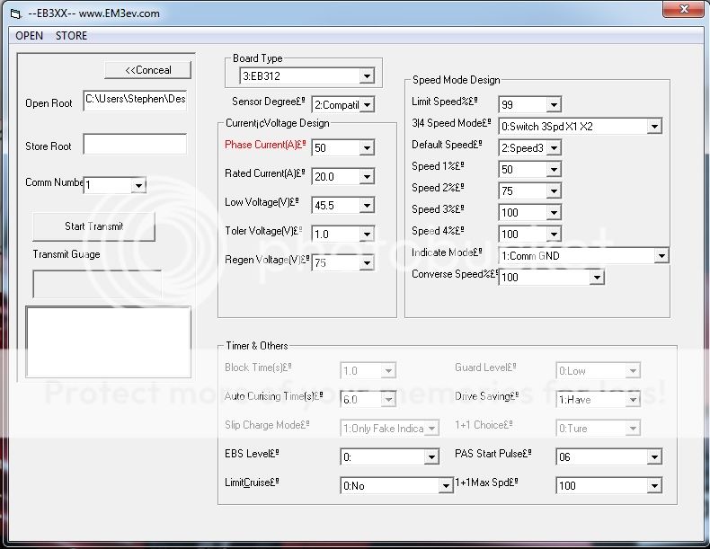 Help with controller settings, bike is slow | Endless Sphere DIY EV Forum