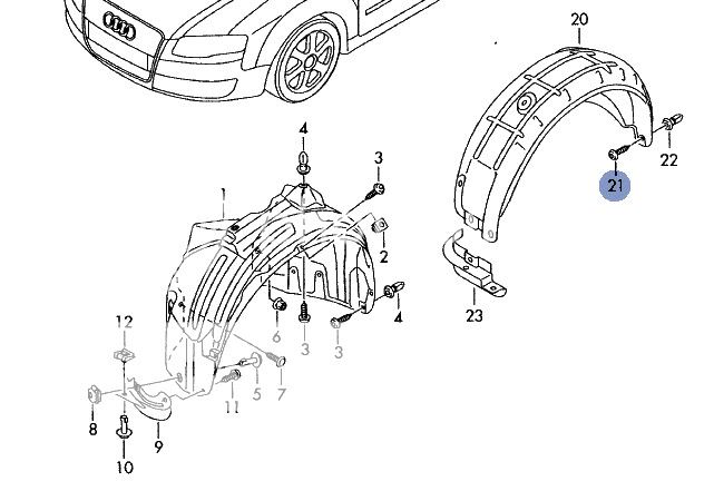 Need part numbers on some screws...